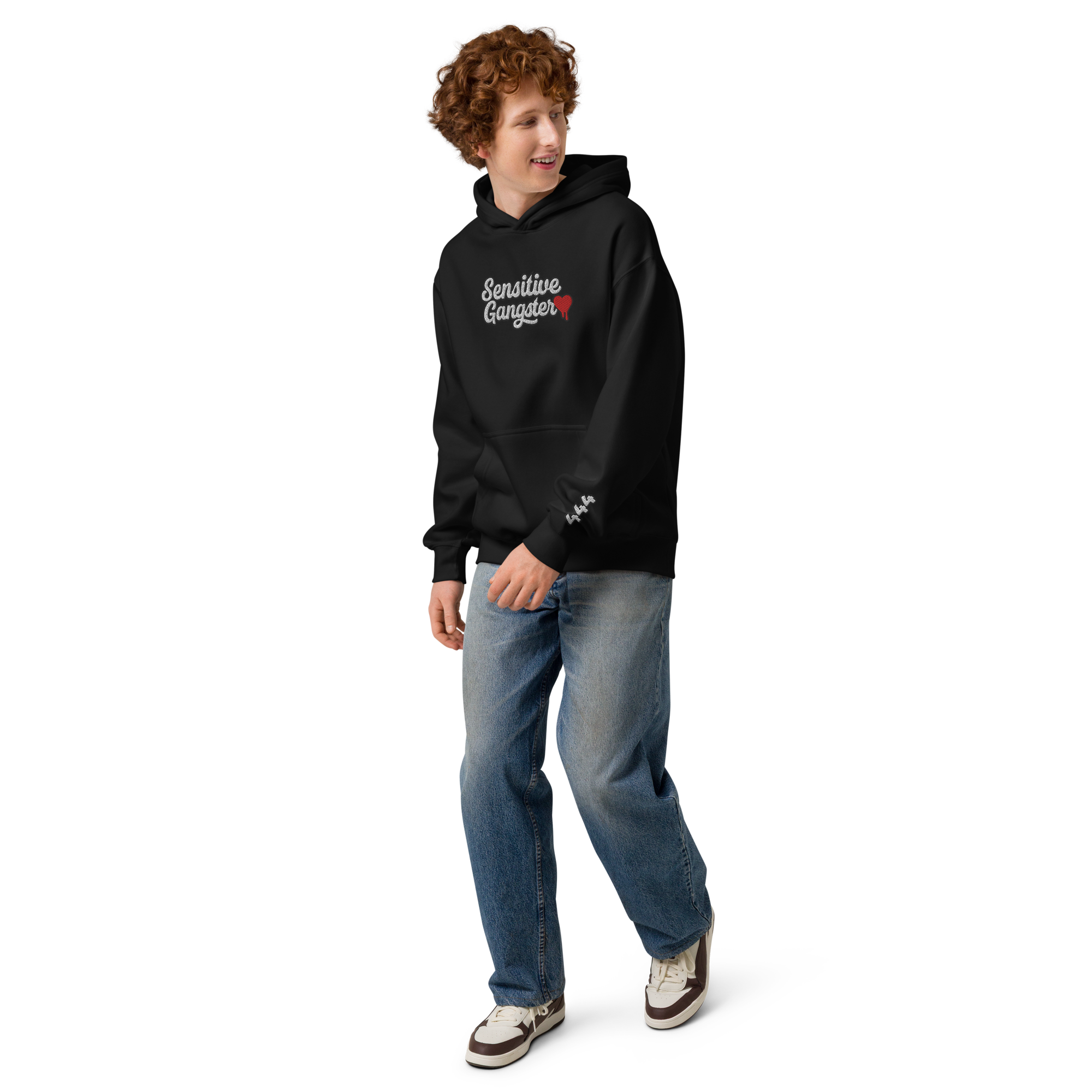 DripScript Embroidered Hoodie | Premium Fleece Streetwear | Sensitive ...